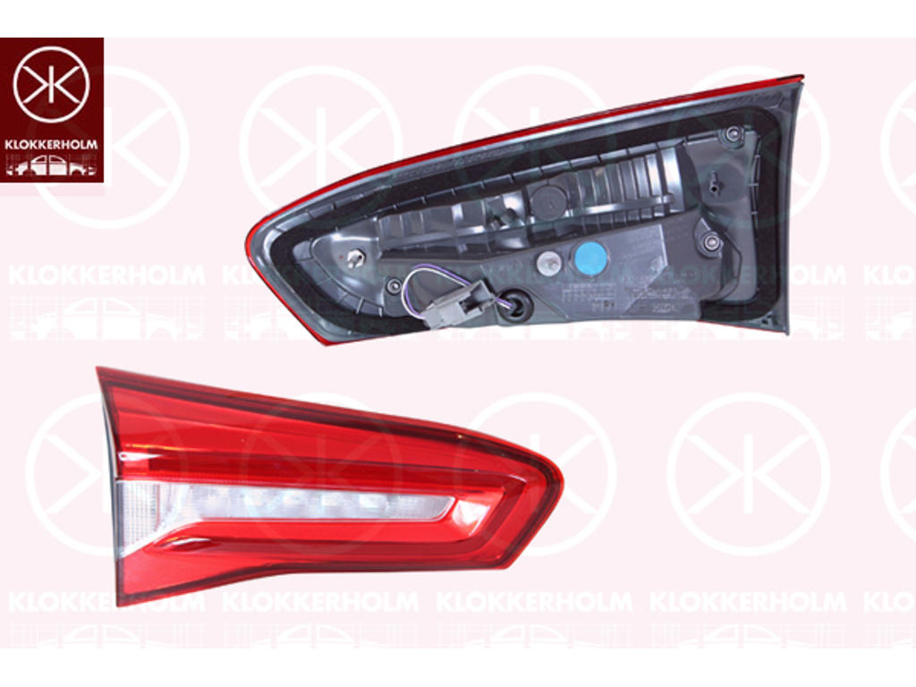 Køb Tail Light Assembly, LED, Left, Inner Section, with bulb holder ...